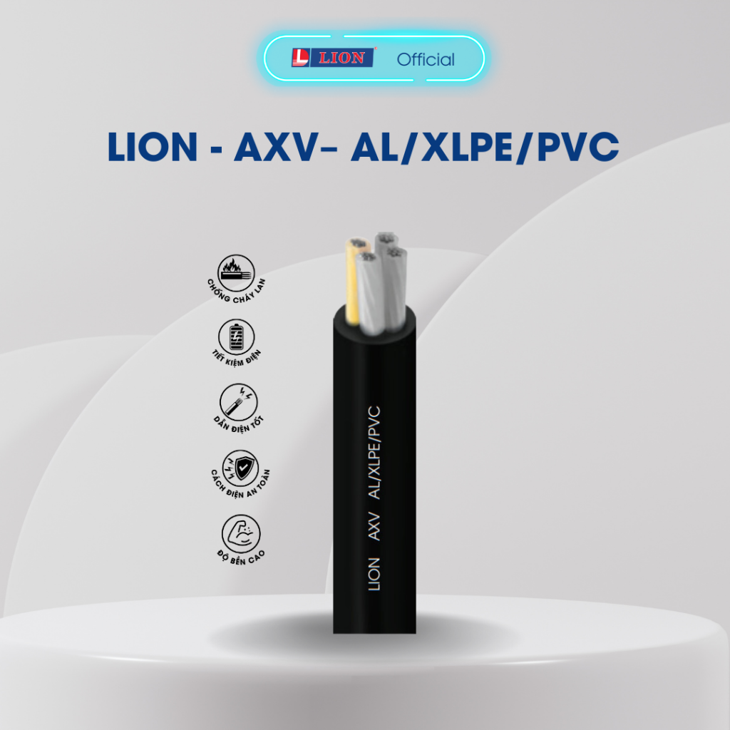 AXV – AL/XLPE/PVC CÁP ĐIỆN LỰC, RUỘT NHÔM, CÁCH ĐIỆN XLPE, VỎ BỌC PVC ...